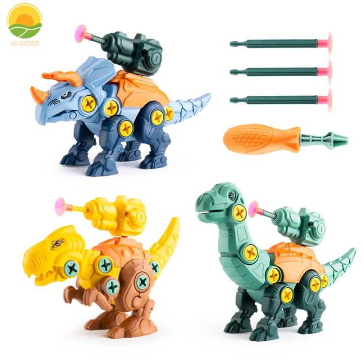 Children Dinosaurs Mount Constructor Model Set Montessori Kids Puzzles ...