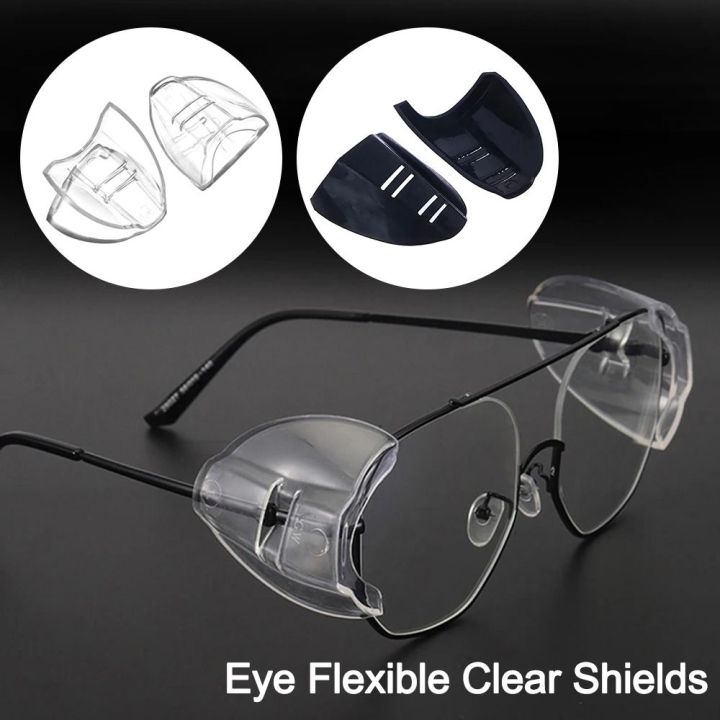 Fashion Eye Flexible Clear Shields Side Safety Goggles Glasses 95% ...