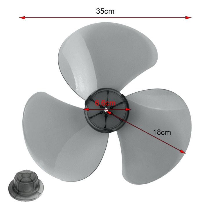16Inch 3 Leaves Plastic Fan Blade Electric Fan Accessories Household ...