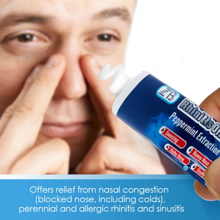 ZB Rhinitis Herbal Ointment Chronic Sinusitis Cream Allergic Rhinitis ...