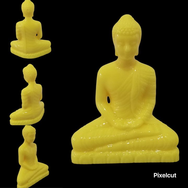 Thai Super Crystal Plastic Lord Buddha Statue 8 Cm Home Car Dashboad ...