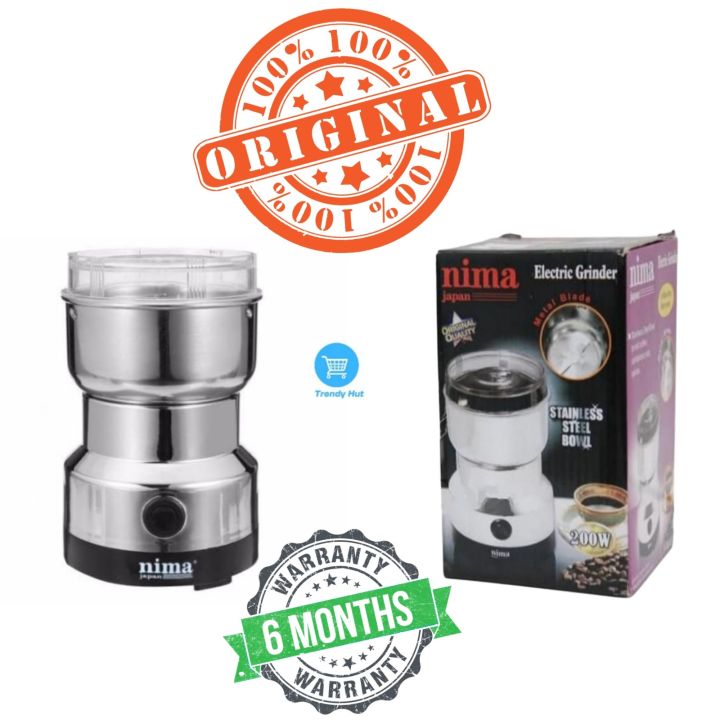 Nima Japan Electric Grinder and Blender for Grains, Spices, Nuts and ...