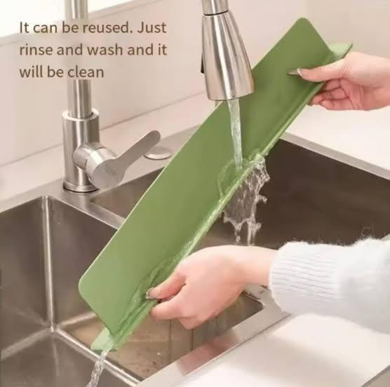 Portable Sink Splash Guard | Reusable Water Retaining Strip | Kitchen ...