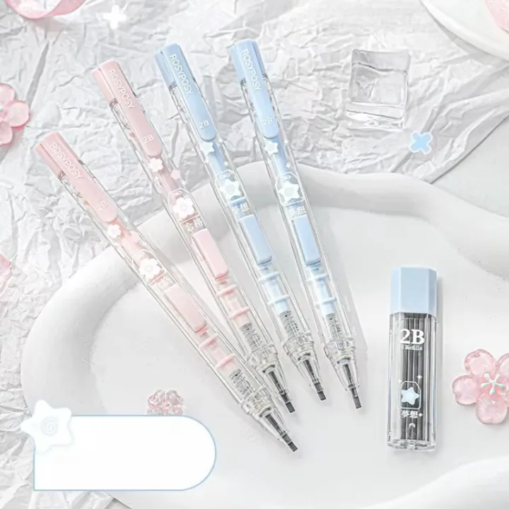 Lucky Omamori Exam Pencil Set Kawaii Retro Japanese 2B Mechanical ...