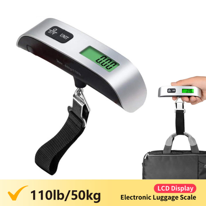 Portable Scale Digital LCD Display 110lb/50kg Electronic Luggage ...