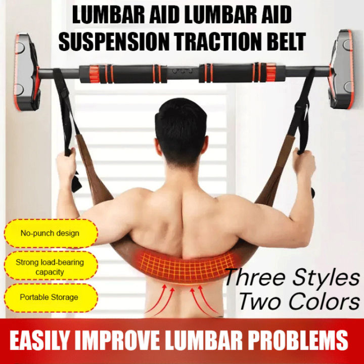 Household Spinal Stretch Lumbar Suspension Belt Horizontal Bar Lumbar ...