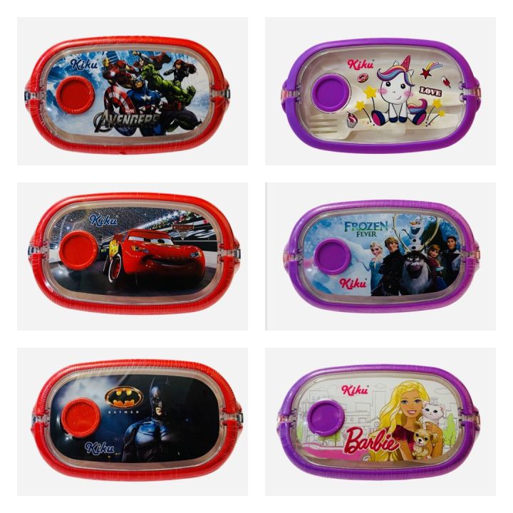 304 Double Decker Stainless Steel Insulated Air Tight Favourite Cartoon ...