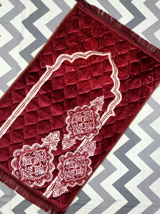 Premium Quality Soft & Smooth Velvet Prayer Matt Velvet Jay-Namaz ...