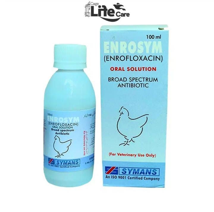 Enrosym Symans Enrofloxacin Antibiotic ( for All kinds of Birds Hens ...