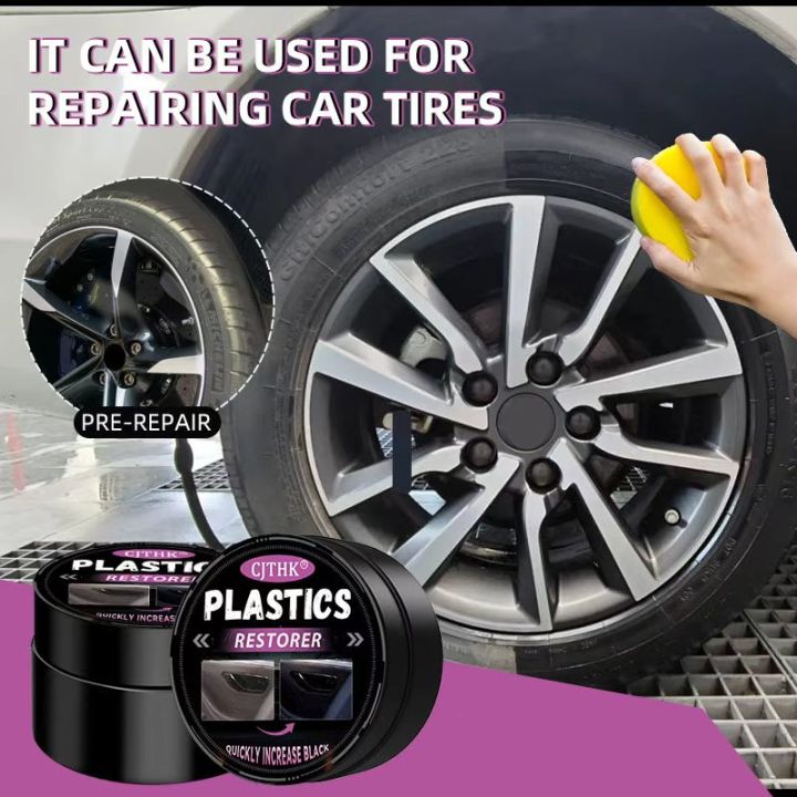 Car Plastic Restorer Back To Black Gloss Leather Plastic Repair Paste ...