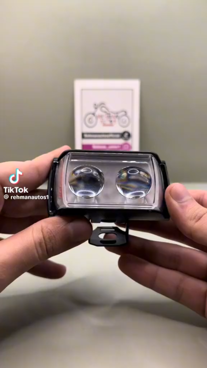 New Dual Lens LED Fog Work Light for Motorcycles/Jets - 4 Colorful ...