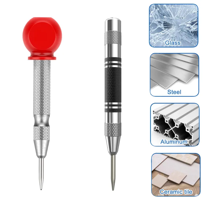 Automatic Center Punch Kerner Woodworking Metal Puncher Steel Hole Self ...