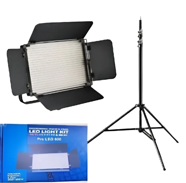 Professional Video Light Pro Led 600 with Barndoor Professional Dual ...