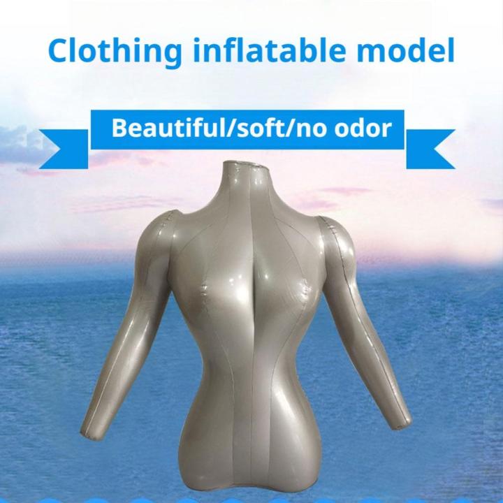 1PCS Inflatable Female Torso Mannequin For Trade Shows Clothing Display ...