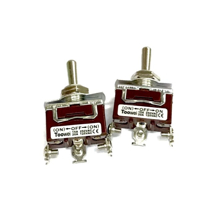 Switch rocker switch 3 way push and bounce back 2 way left right (on ...