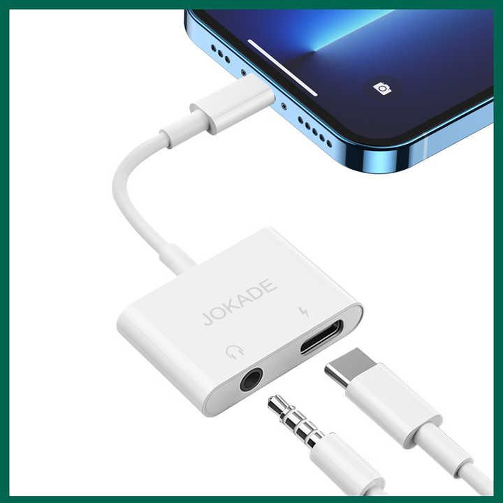 JOKADE JC008 Bingguo Series Type-C 4 in 1 Audio Converter Support ...