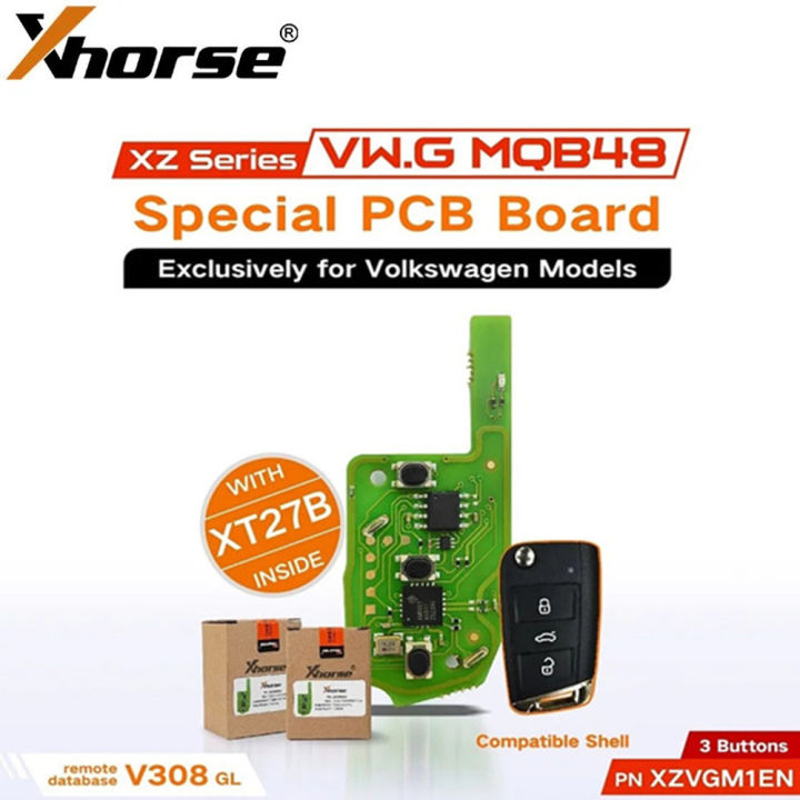 1/3/5Pcs XHORSE XZVGM1EN XZ Series MQB48 Special PCB Board within XT27B ...
