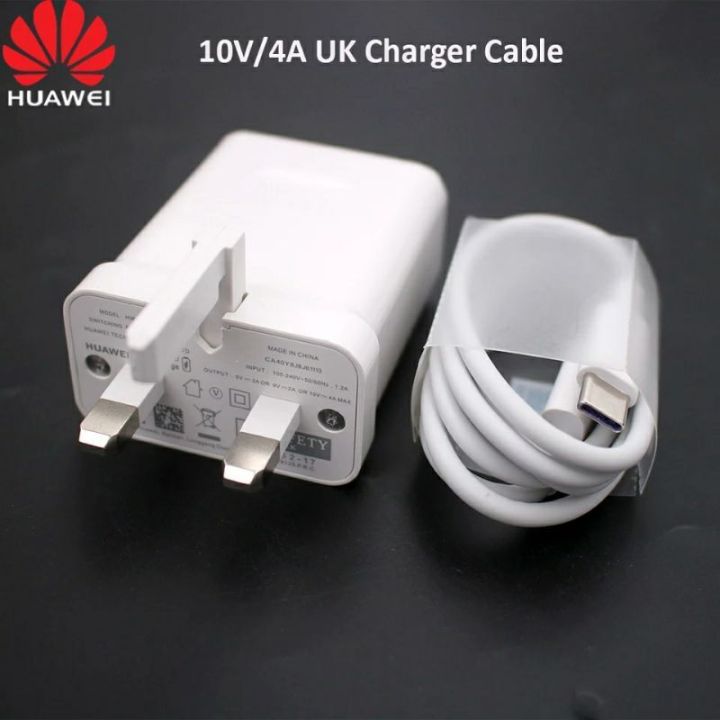 Huawei 40W Charger Supercharge Type-C USB Charger With Data Cable ...