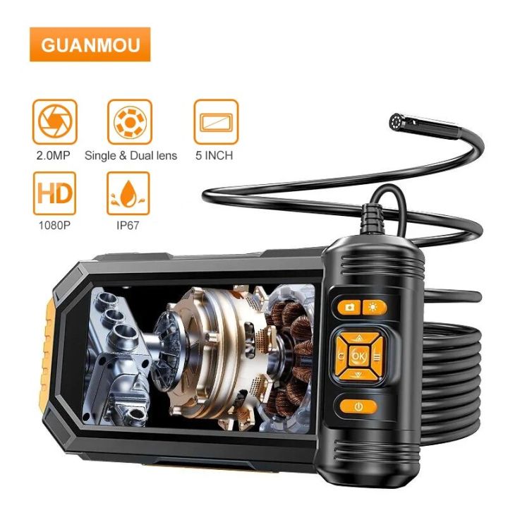 1080P Digital Borescope Inspection Camera 5.5mm Single & Dual Lens ...