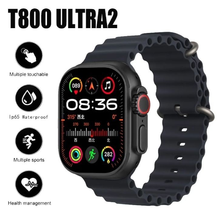 T800 ULTRA 2 Smart Watch Men Women Wireless Charging Bluetooth Dial ...