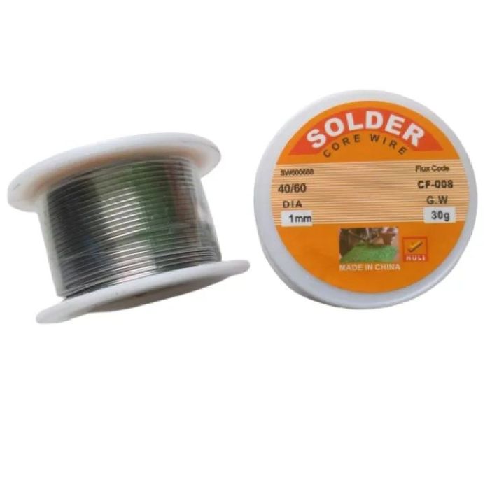 Tong Kong Soldering Lead 60% Alloy Welding Solder Wire Spool Reel 0.8mm ...