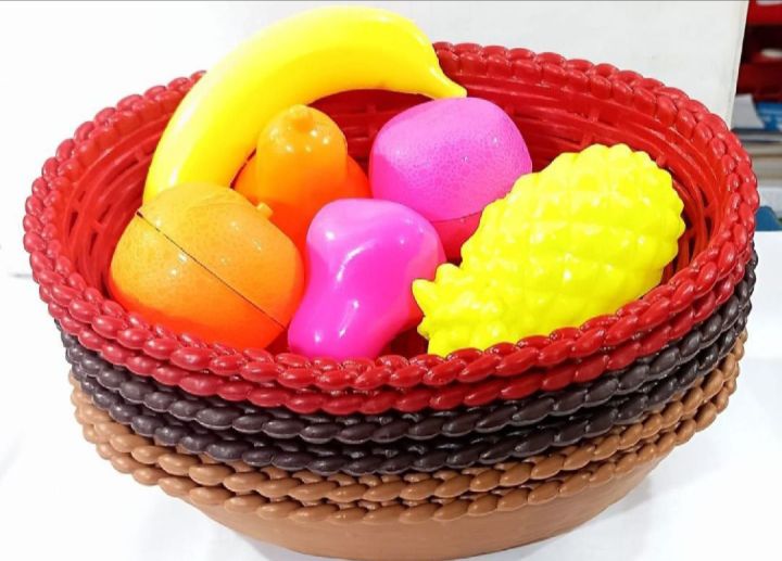 Best quality 5 pcs plastic ful er jhuri / flower / frut basket (BP ...