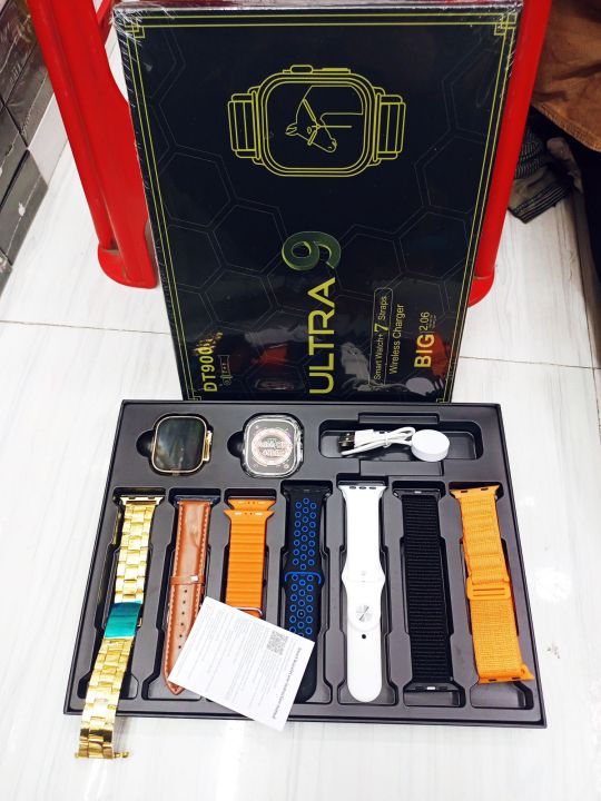 DT 900 Ultra SmartWatch With Premium 7 Straps | Daraz.com.bd