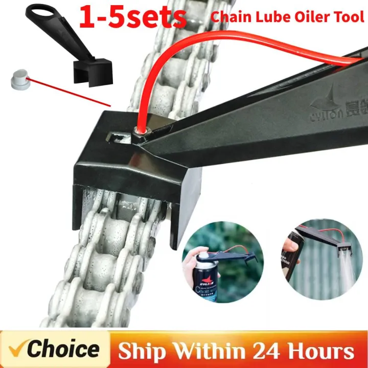 1/2/3/5 Sets Motorcycle Chain Oiler Spray Gear Mess-Free Motorcycle ...