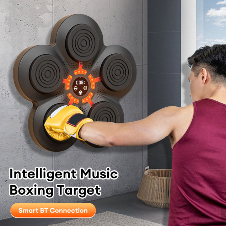 Smart Music Boxing Machine Wall Target LED Lighted Sandbag Relaxing ...