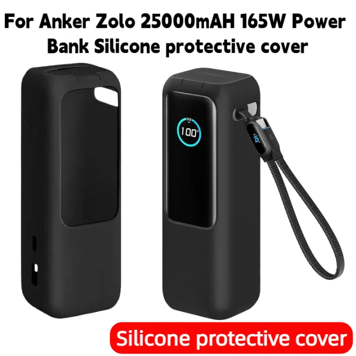 For Anker Zolo 25000mAH 165W Power Bank Silicone protective cover Anti ...
