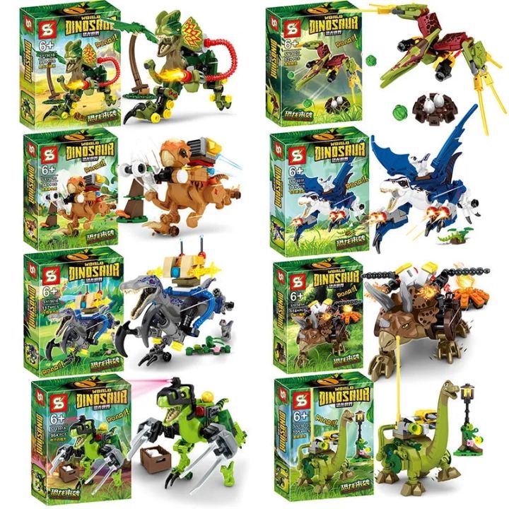 Prehistoric Planet Jurassic Age Dinosaur Brick Compatible Legodinosaur ...