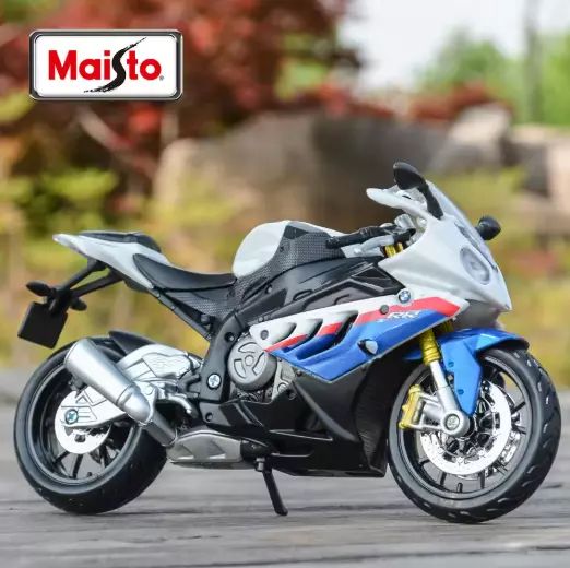 Maisto 1:12 BMW S 1000 RR Diecast Motorcycle Model Collector, Kids Gift ...