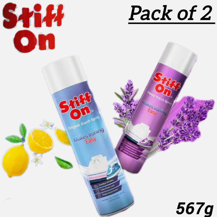 Stiff On Starch Spray (Lemon& Lavender) Pack of 2 | Daraz.pk