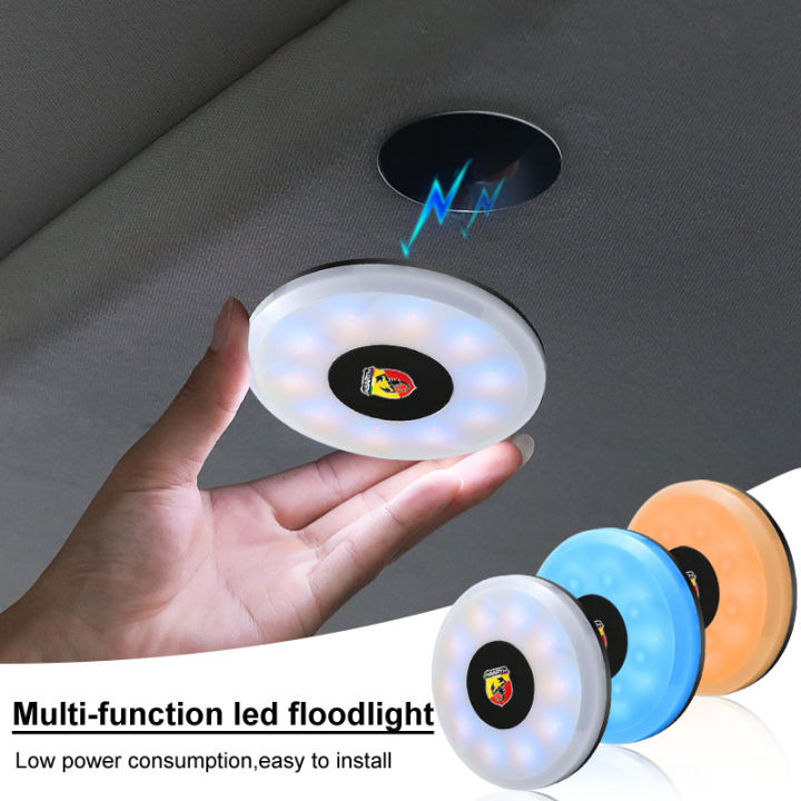 LED Touch Light Wireless Car Interior Lighting Auto Roof Ceiling ...