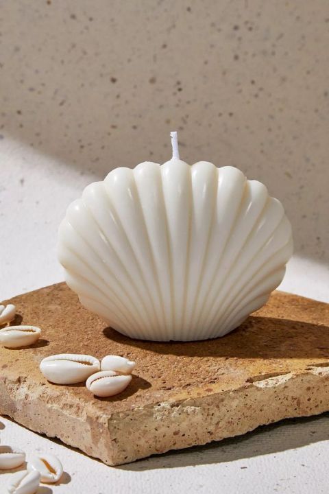 Sea Shell Candle, Sea Shell Candle, Minimalist, Decorative Soy Wax ...