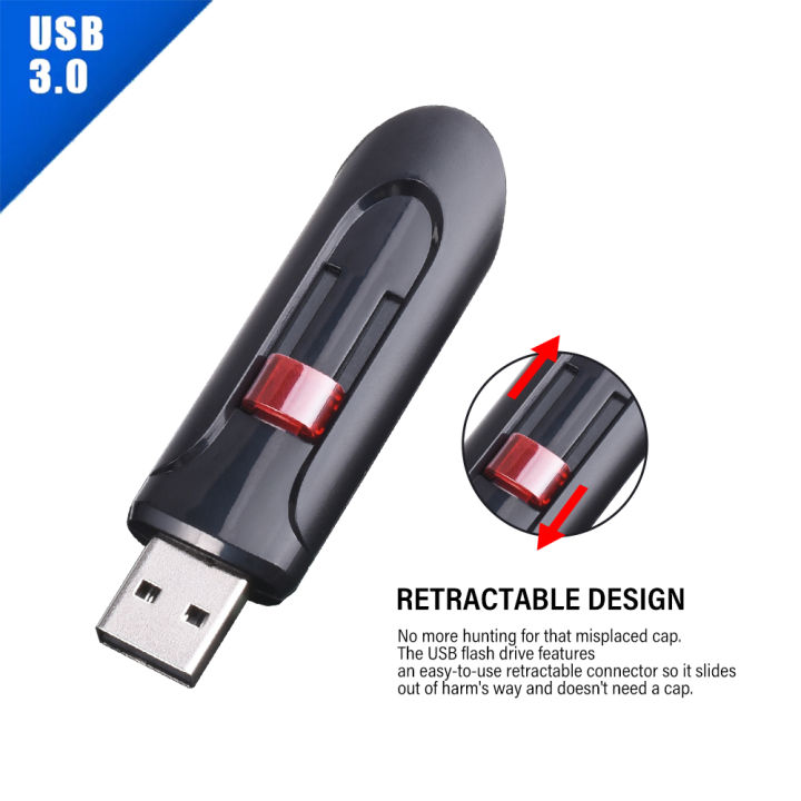 Original JASTER CZ600 USB 3.0 Pen Drive High Speed 128GB Push-pull USB ...