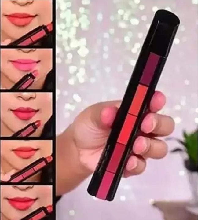 A-1 Red Edition 5 Steps Matte 5 in 1 Lipstick - 7g | Daraz.lk
