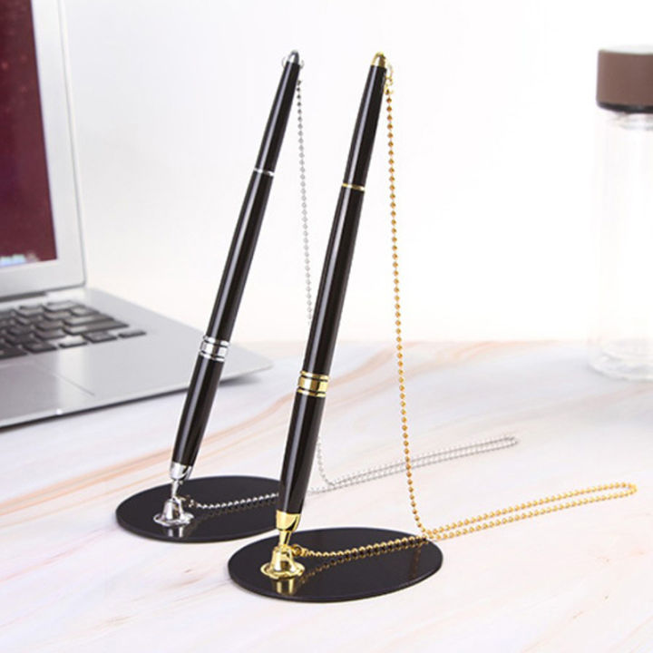 1pc Portable Metal Signature Pen for Office Hotel Bank Office Sticky ...