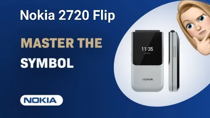 Nokia 2720 Flip mobile, Double Display, Audio and video player.1500 MAh ...