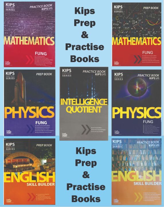 Set of 7 books: Kips FUNG Series books - Kips FUNG Mathematics Prep and ...