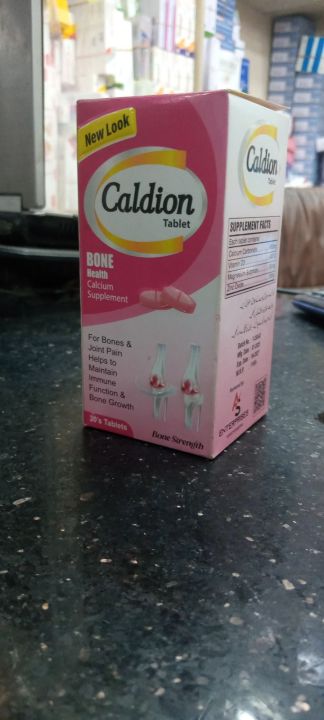 Caldion Tablet – Calcium, Vitamin D3, Magnesium & Zinc Supplement for ...