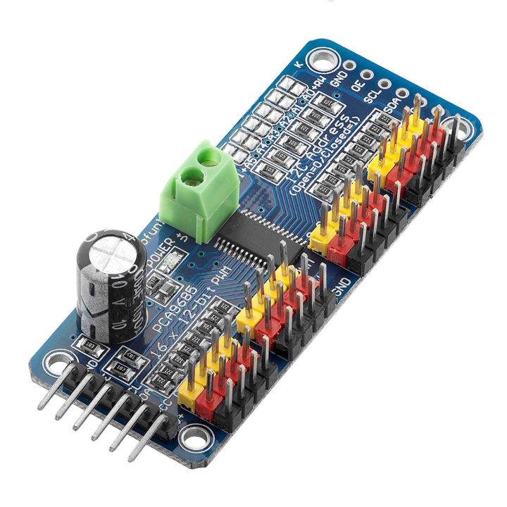 PCA9685 16-Channel 12-Bit PWM Servo Motor Driver I2C Module | Daraz.lk