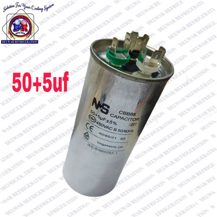 air conditioner compressor and Outdoor fan capacitor 50+5uf/450v NS ...