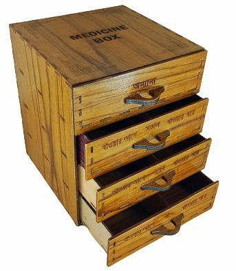 wooden Medicine box | Daraz.com.bd
