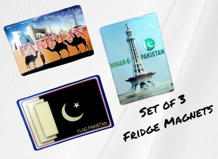 Fridge Magnets Pakistan Monuments . Set of 3 | Daraz.pk