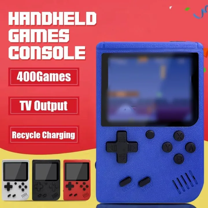 2.4 Inch LCD Screen Retro Video Game Console Built-in 400 In Handheld ...