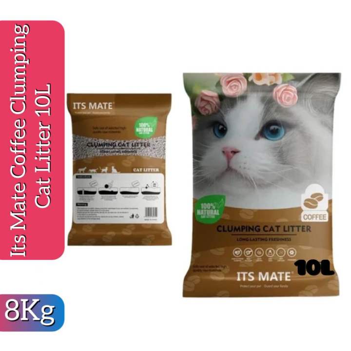 Its Mate Clumping Cat Litter (Coffee Flavored) 10L/8Kg | Daraz.lk