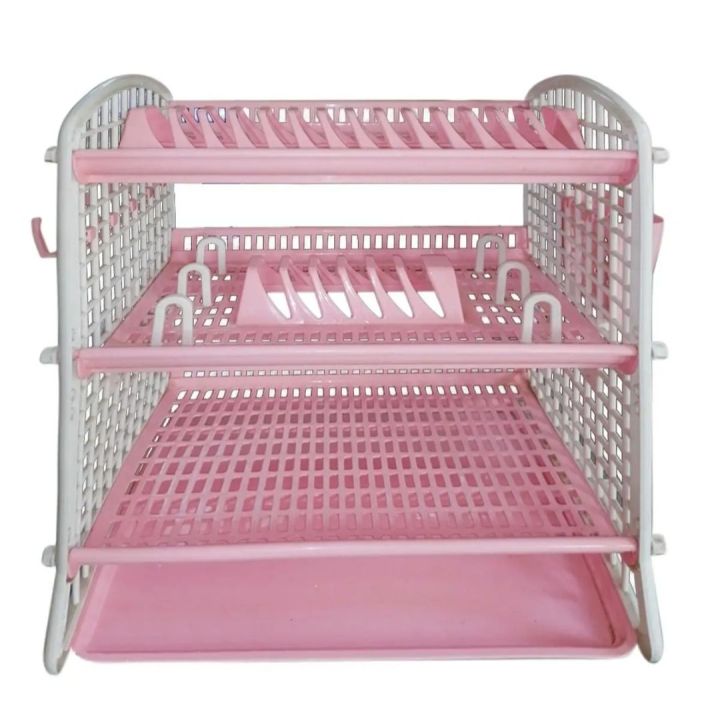 Smart Kitchen Rack Plastic 3 Step Multi Function Storage Organizer with ...