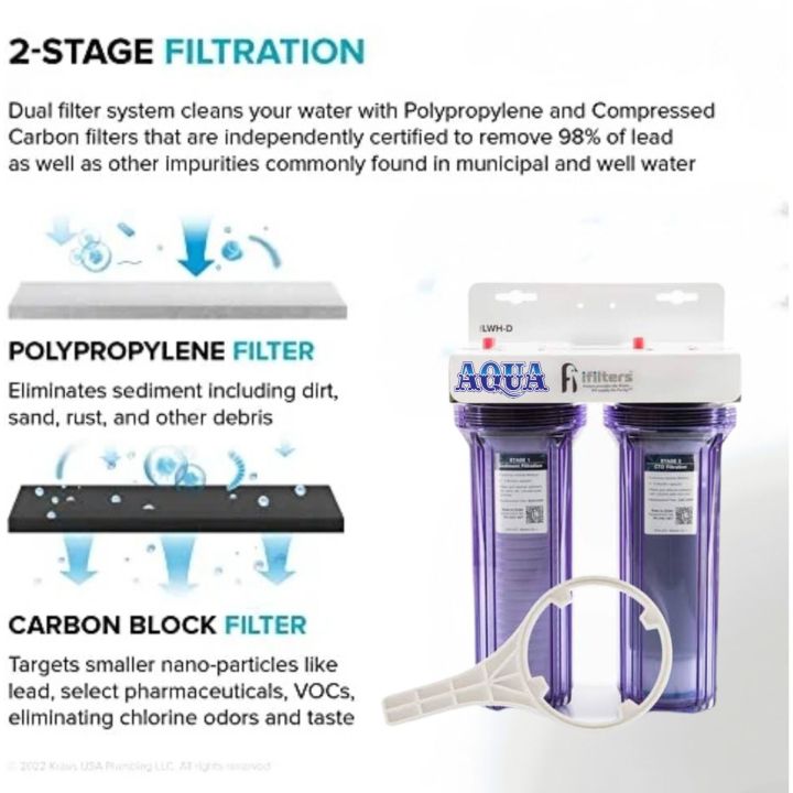 Aqua dual Water filter | Daraz.pk