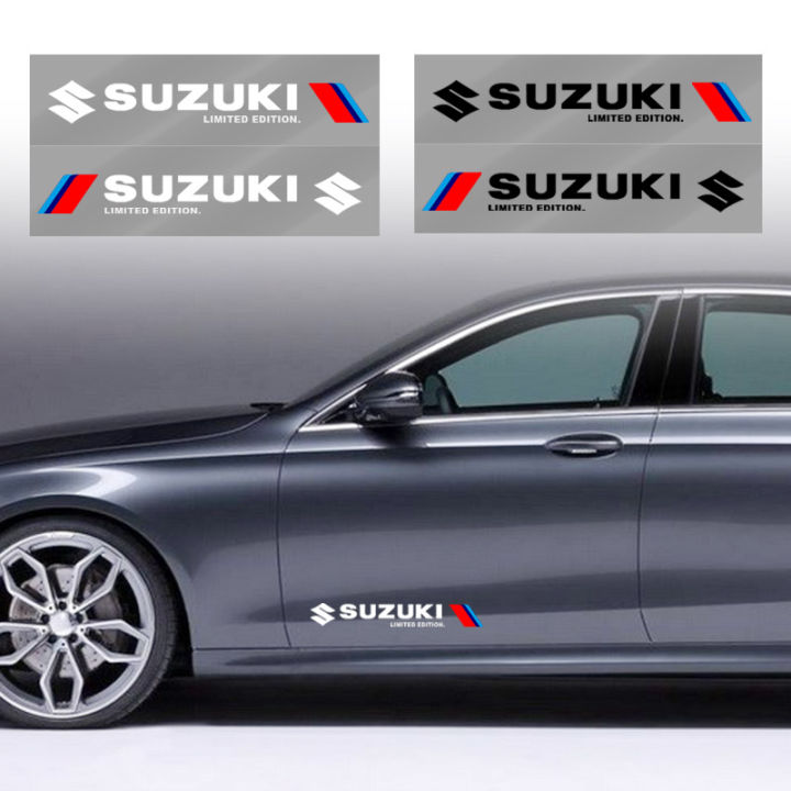 2pcs Car Side Door Sticker Badge Decal Decoration Emblem For Suzuki ...